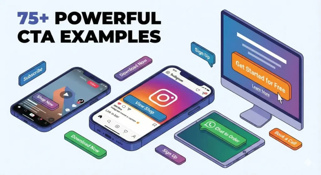 75 Contoh Kata-kata CTA Ampuh untuk TikTok, Instagram, Landing Page